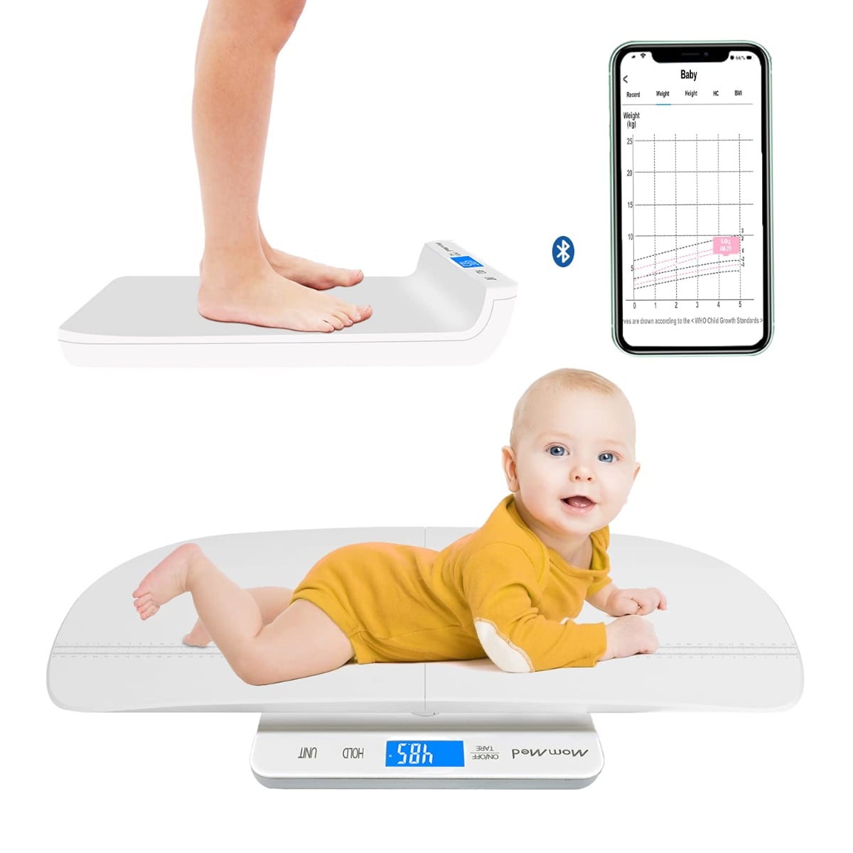 Las 6 mejores básculas digitales para pesar bebés (2022): guía de compra